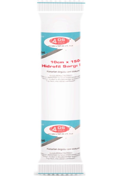 Damla D'S Hidrofil Sargı Bezi 10 cm x 1,5 m Damla D'S Hidrofil Sargı Bezi 10 cm x 1,5 m