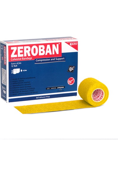 Zerosportsmed Zeroban 5cm x 4,5m Sarı