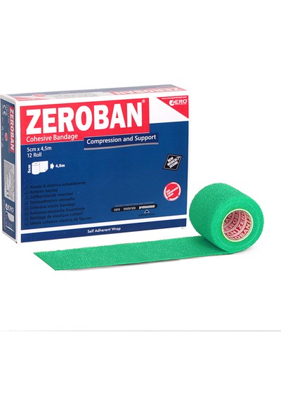 Zerosportsmed Zeroban 5cm x 4,5m Yeşil