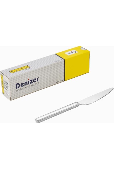 Denizer Platinium Yemek Bıçak 12 Adet 1 Düzine
