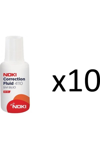 Noki Sıvı Silici Daksil 10'lu Noki Sıvı Silici Daksil 10'lu