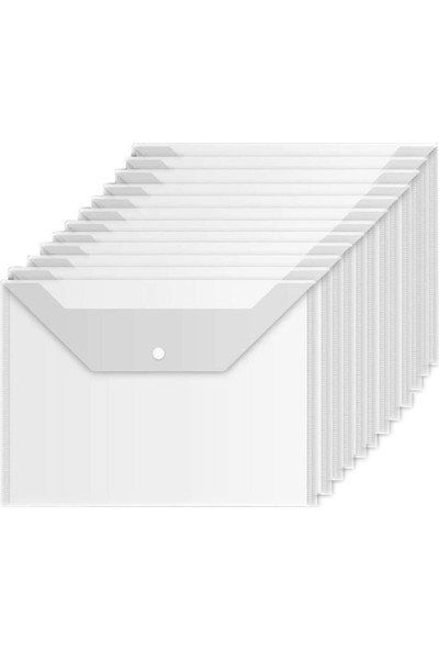 Noki A3 Çıtçıtlı Dosya Şeffaf 12'li