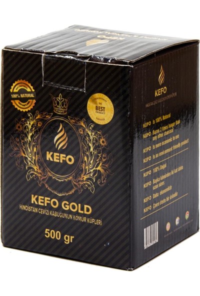 Kefo Gold Nargile Kömürü 500 gr Kefo Gold Nargile Kömürü 500 gr