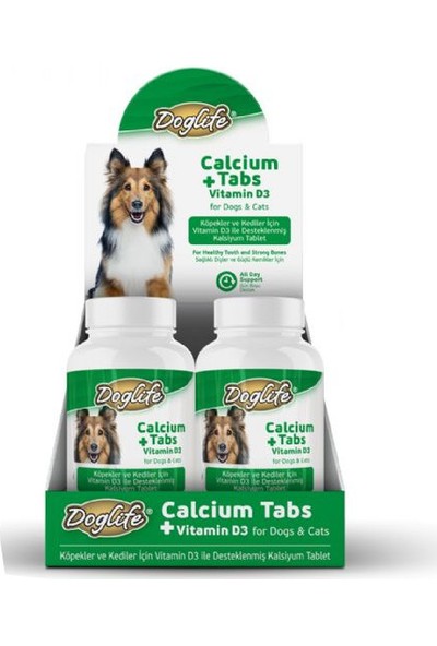 petzanya Doglife Calcium Tabs 42 Tabs DLCA13