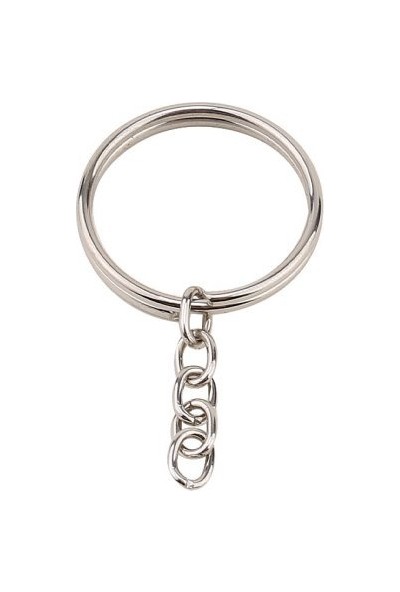 Özene Bezene 50 Adet Gümüş Renk Anahtarlık Halkası