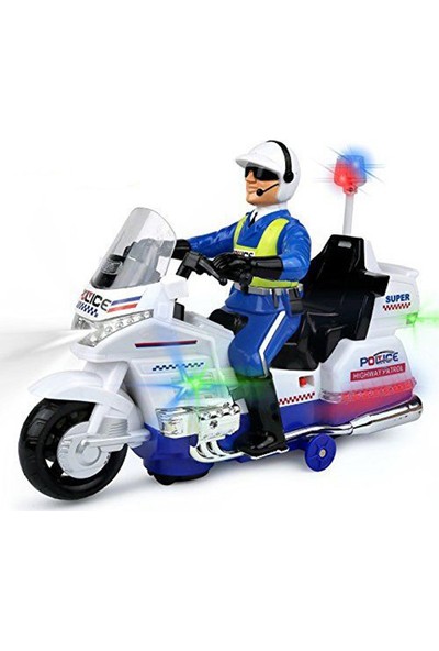 Ceren Pilli Işıklı Sesli Polis Motorsikleti Ceren Pilli Işıklı Sesli Polis Motorsikleti