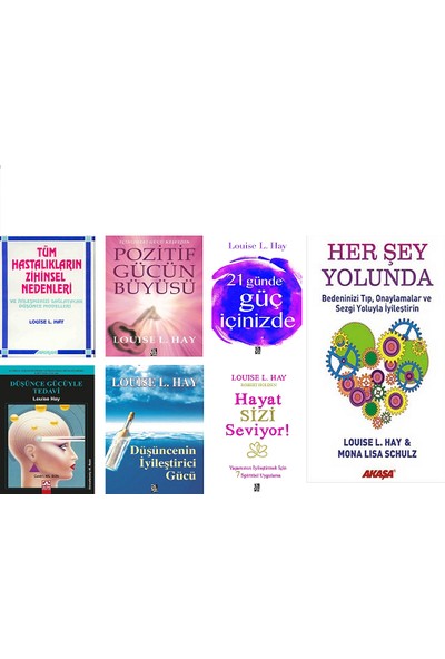 Louise L. Hay -Düşünce Gücüyle Tedavi - Pozitif Gücün Büyüsü 7 Kitap Set Louise L. Hay -Düşünce Gücüyle Tedavi - Pozitif Gücün Büyüsü 7 Kitap Set