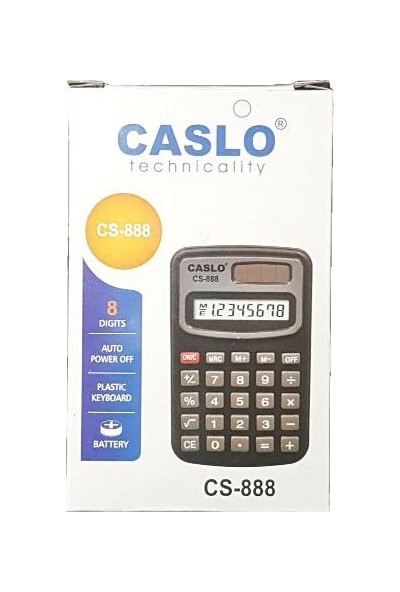 Caslo CS-888 Mini Hesap Makinesi Caslo CS-888 Mini Hesap Makinesi