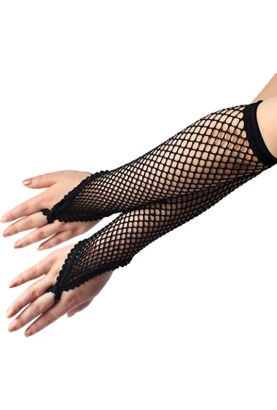 Samur Uzun File Örgü Eldiven Siyah Renk 303 Ss Samur Uzun File Örgü Eldiven Siyah Renk 303 Ss