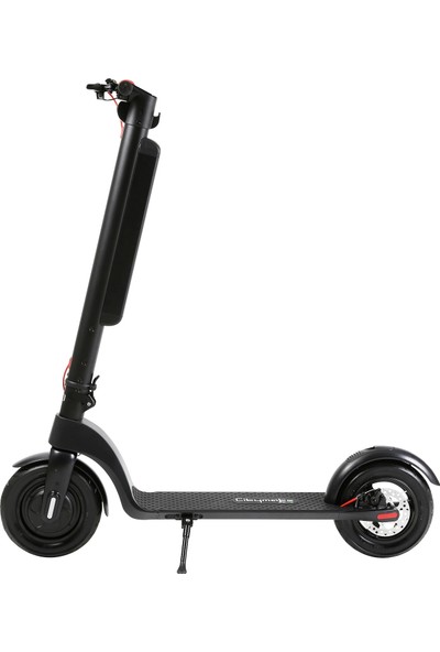 Citymate X8 Sonic 350 Watt Elektrikli Scooter Şişme Teker Siyah Citymate X8 Sonic 350 Watt Elektrikli Scooter Şişme Teker Siyah