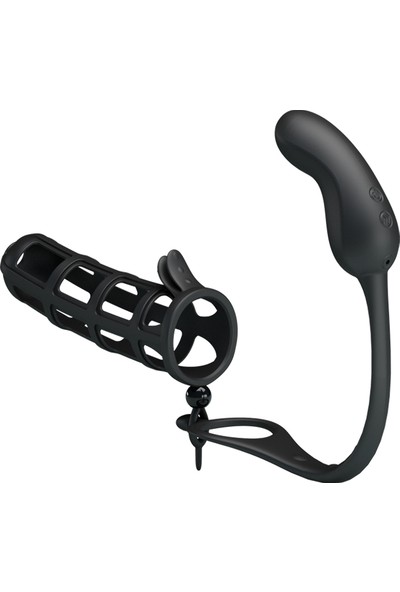 Lilitu Shop Penis Kılıflı USB Şarjlı Titreşimli Anal Plug Lilitu Shop Penis Kılıflı USB Şarjlı Titreşimli Anal Plug