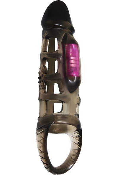 Lilitu Shop 14 cm Titreşimli Şeffaf Penis Kılıfı