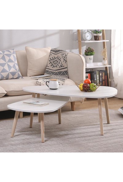 Arge Dekor Orta Sehpa, Lake Boyalı Orta Sehpa, Modern Orta Sehpa, Sehpa, 2 Li Takım Arge Dekor Orta Sehpa, Lake Boyalı Orta Sehpa, Modern Orta Sehpa, Sehpa, 2 Li Takım