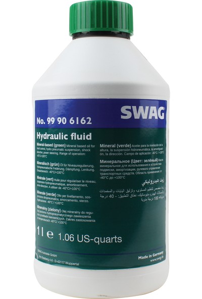 Swag Dıreksıyon Yagı Yesıl 1 Lt G002000 G004000M2 1940715 Swag Dıreksıyon Yagı Yesıl 1 Lt G002000 G004000M2 1940715