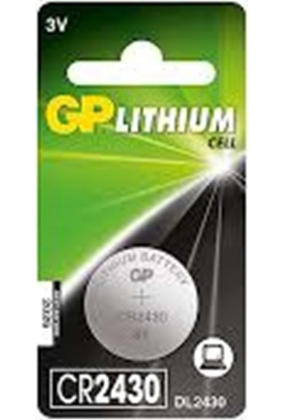 Gp CR-2430 3 Volt Para Pil - Adet Gp CR-2430 3 Volt Para Pil - Adet
