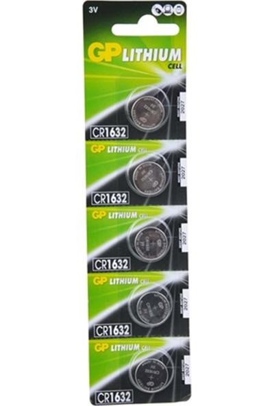 Gp CR-1632 3 Volt Para Pil - Adet Gp CR-1632 3 Volt Para Pil - Adet