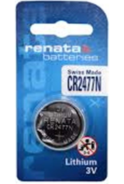 Renata CR2477N 3 Volt Lithium Pil - Adet Renata CR2477N 3 Volt Lithium Pil - Adet