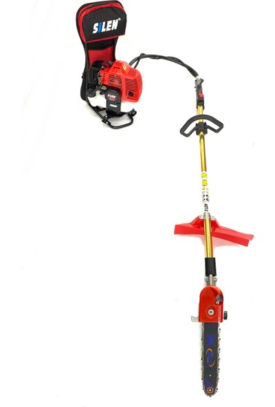Silen Yüksek Dal Budama Testeresi + Sırt Tırpan 4.6 Hp