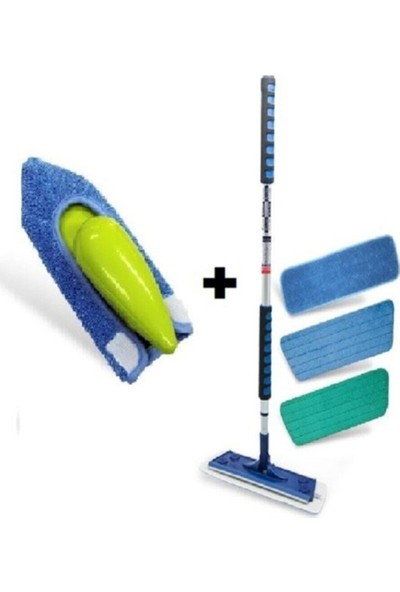Silva El Mopu +Silva 3'lü Teleskopik Mop Silva El Mopu +Silva 3'lü Teleskopik Mop
