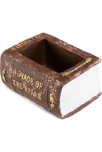 Oksu Kokulu Taş Kahverengi Kitap Şeklinde Kaktüs Sukulent Saksısı Oksu Kokulu Taş Kahverengi Kitap Şeklinde Kaktüs Sukulent Saksısı