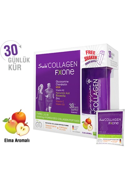 Suda Collagen Fxone Elmalı 13 gr x 30