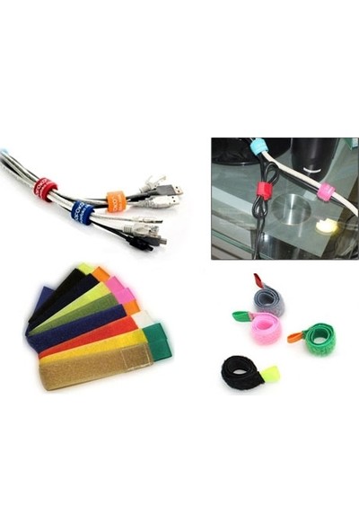 Go İthalat Kablo Düzenleyici Cırt Cırt (6 Adet)