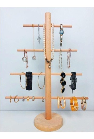 Uldemart Ahşap Takı Askısı Takı Standı Uldemart Ahşap Takı Askısı Takı Standı