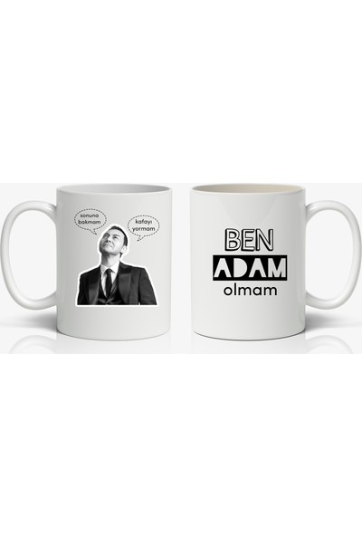 Kupgade Serdar Ortaç Kafayı Yormam Sonuna Bakmam Ben Adam Olmam Baskılı Kupa Bardak Kupgade Serdar Ortaç Kafayı Yormam Sonuna Bakmam Ben Adam Olmam Baskılı Kupa Bardak