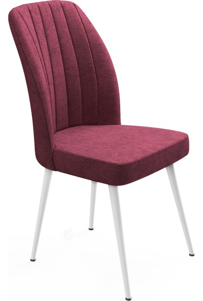 Rovena Riva Beyaz Metal Ayaklı Mutfak Sandalyesi Rovena Riva Beyaz Metal Ayaklı Mutfak Sandalyesi