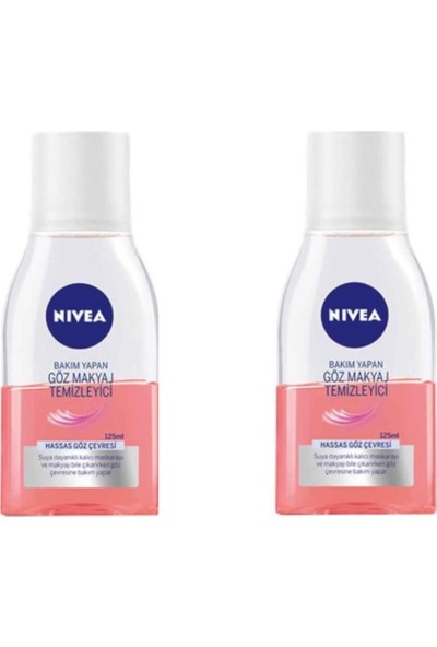 Nivea Bakım Yapan Göz Makyaj Temizleyici Pembe 12X125 ml