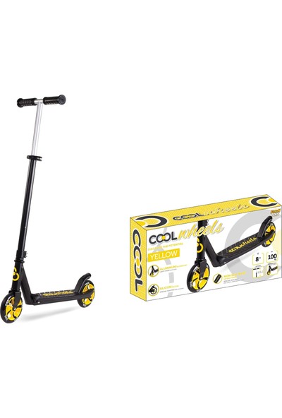 Cool Wheels 2 Tekerlekli Katlanabilir Scooter 8+ Yaş- Sarı Cool Wheels 2 Tekerlekli Katlanabilir Scooter 8+ Yaş- Sarı