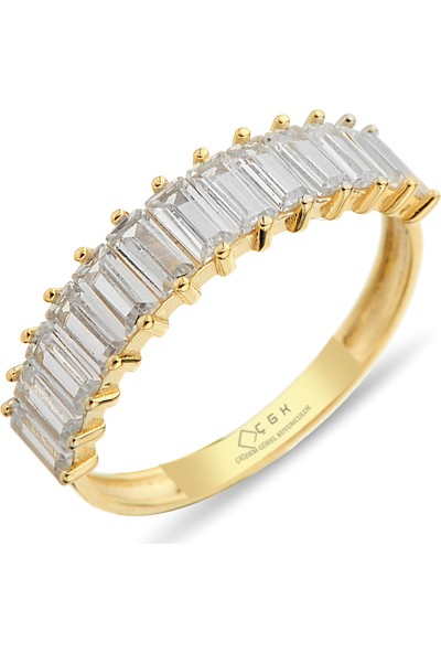 ÇGK KUYUMCULUK Baget Altın Yüzük ZY084