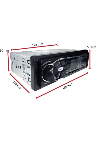 Ice Mp3 Araba Oto Teyp Usb/sd/radıo/blutooth Ice Mp3 Araba Oto Teyp Usb/sd/radıo/blutooth