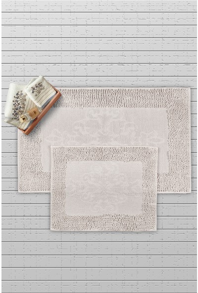 Bluenity Madrid Pamuk 2'li Banyo Paspası 60 x 100 cm