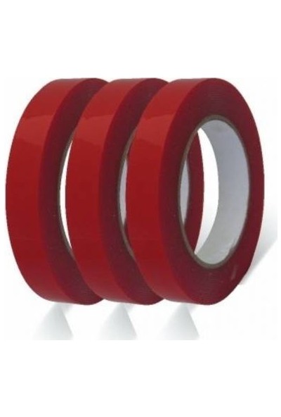 Tudor Akrilik Silikon Bant Şeffaf Çift Taraflı 3 Adet 18 mm x 2 m Tudor Akrilik Silikon Bant Şeffaf Çift Taraflı 3 Adet 18 mm x 2 m