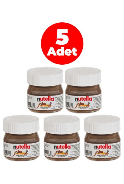 Nutella Cam Kavanoz 25 gr - 5'li Nutella Cam Kavanoz 25 gr - 5'li