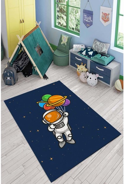 Cappio Halı CP580 Labirent Desenli Siyah Halı