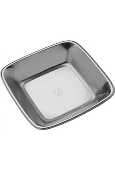 Özbir Paslanmaz Çelik Ekmek Sepeti 22X22X4 Cm