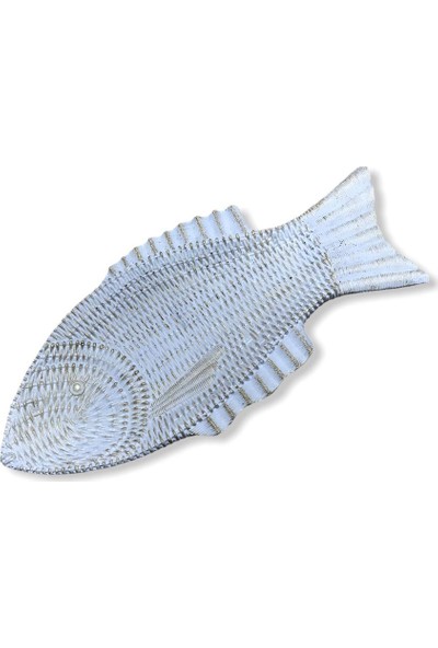 Home Point Balık Tabak Beyaz