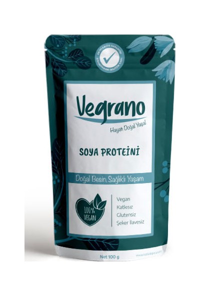 Vegrano Soya Proteini 100 gr Vegrano Soya Proteini 100 gr