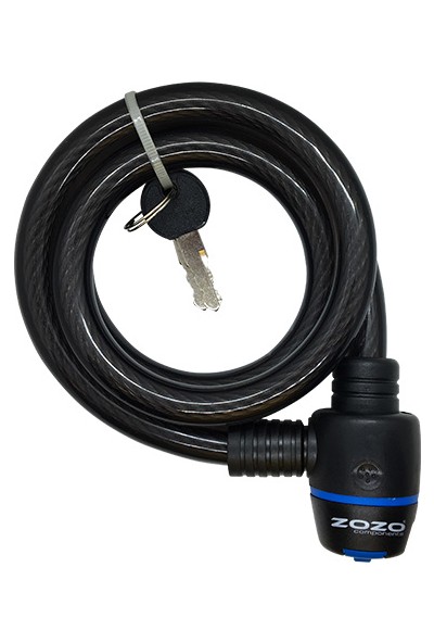 Zozo - Halat Kilit - 15X100CM Anahtarlı Siyah Zozo - Halat Kilit - 15X100CM Anahtarlı Siyah