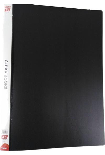 Noki A3 Sunum Dosyası 40 Yaprak Siyah Noki A3 Sunum Dosyası 40 Yaprak Siyah