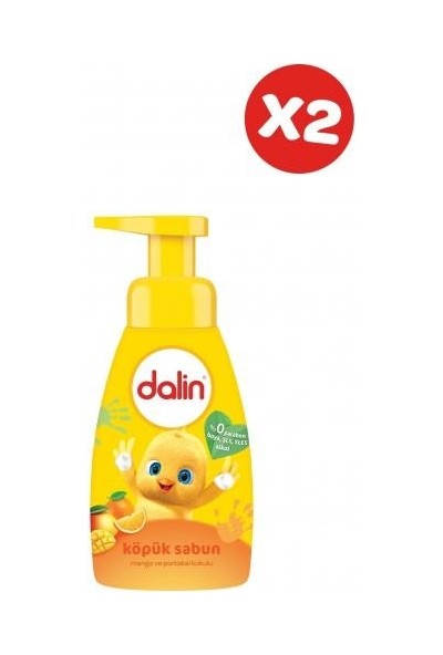 Dalin Köpük Sabun Mango & Portakal Kokulu 200 ml -2 Adet Dalin Köpük Sabun Mango & Portakal Kokulu 200 ml -2 Adet