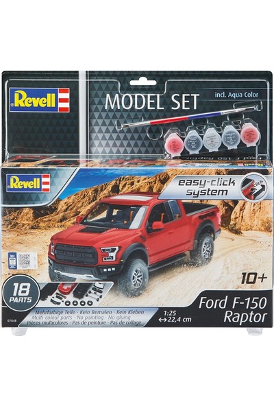 Revell Maket Set 1:25 Ford F-150 Raptor 07048 Revell Maket Set 1:25 Ford F-150 Raptor 07048