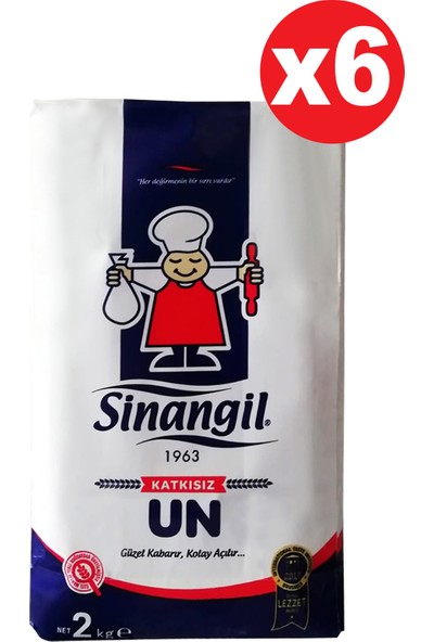 Sinangil Un 2 kg 6'lı Set Sinangil Un 2 kg 6'lı Set