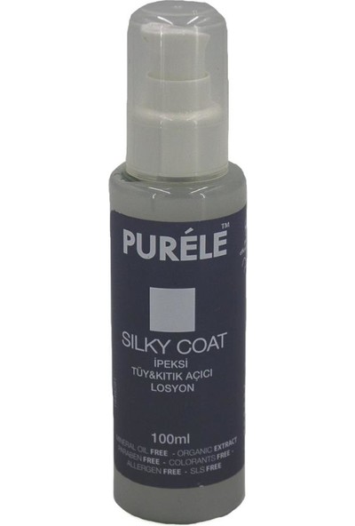 Purele Silky Coat Kedi Köpek Tüy Bakım Kremi 100 ml Purele Silky Coat Kedi Köpek Tüy Bakım Kremi 100 ml