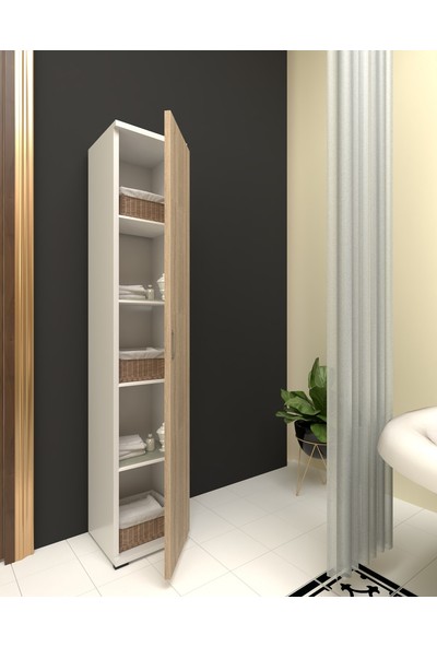 Dewoody Sonomo Banyo Dolabı 5 Bölmeli Dewoody Sonomo Banyo Dolabı 5 Bölmeli