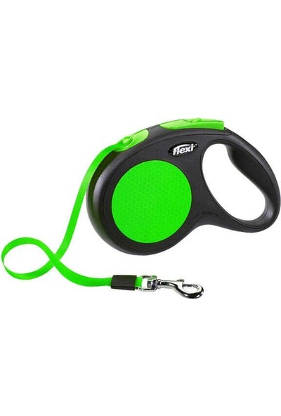Flexi New Neon Medium 5m Otomatik Şerit Köpek Gezdirme Tasması - Yeşil (Max. 25 Kg) Flexi New Neon Medium 5m Otomatik Şerit Köpek Gezdirme Tasması - Yeşil (Max. 25 Kg)