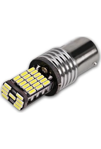 Rnport BA15S 1156 P21W 45 LED Geri Vites, Sinyal, Stop Ampulü (2 Adet) Rnport BA15S 1156 P21W 45 LED Geri Vites, Sinyal, Stop Ampulü (2 Adet)