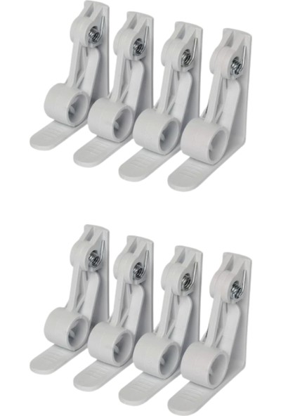 Ihtiyaç Limanı Plastik Masa Mandalı Maşası Yaylı Masa Örtüsü Tutucu 8 Adet